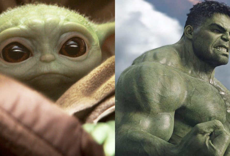 Fã coloca cabeça do Baby Yoda no corpo do Hulk e internautas reagem