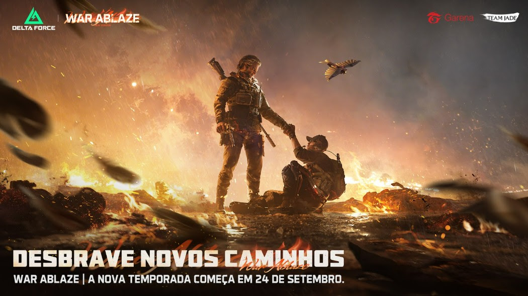 Garena Delta Force revela War Blaze, o conteúdo da nova temporada
