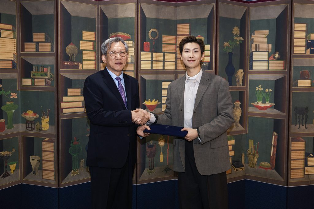 RM do BTS é o primeiro embaixador global do Museu da Coreia